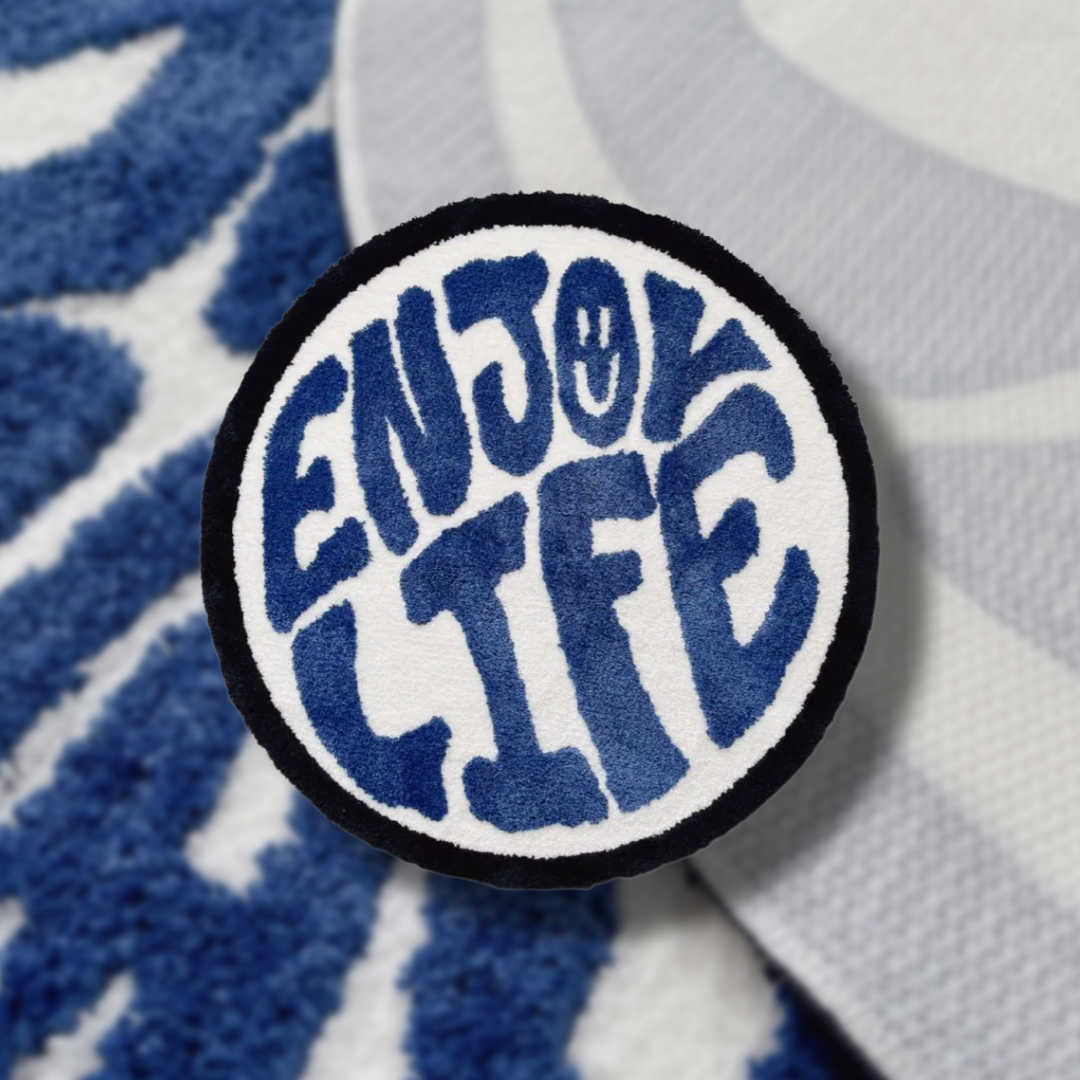Enjoy life rug (100x100cm) – Rugys